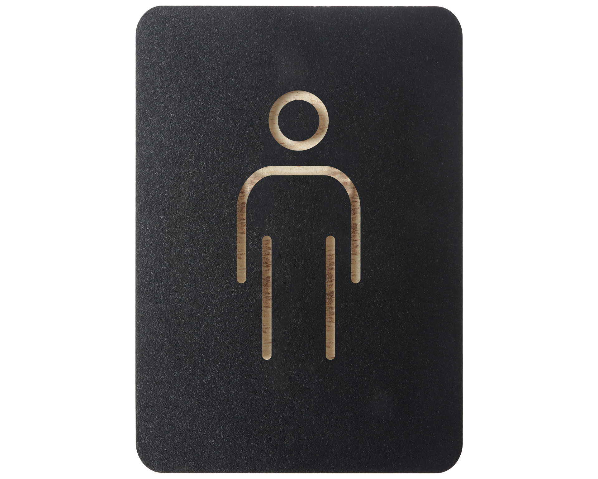 Pictogramme signe homme noir