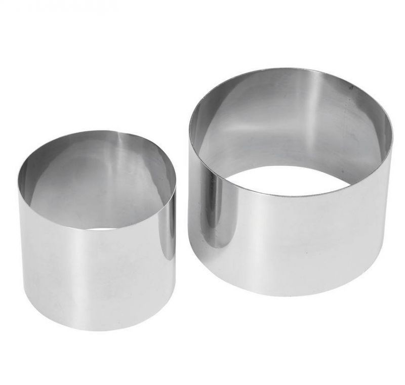 Nonnette Ronde Inox - Idéal Pour Assiettes - Ø90x50(h)mm