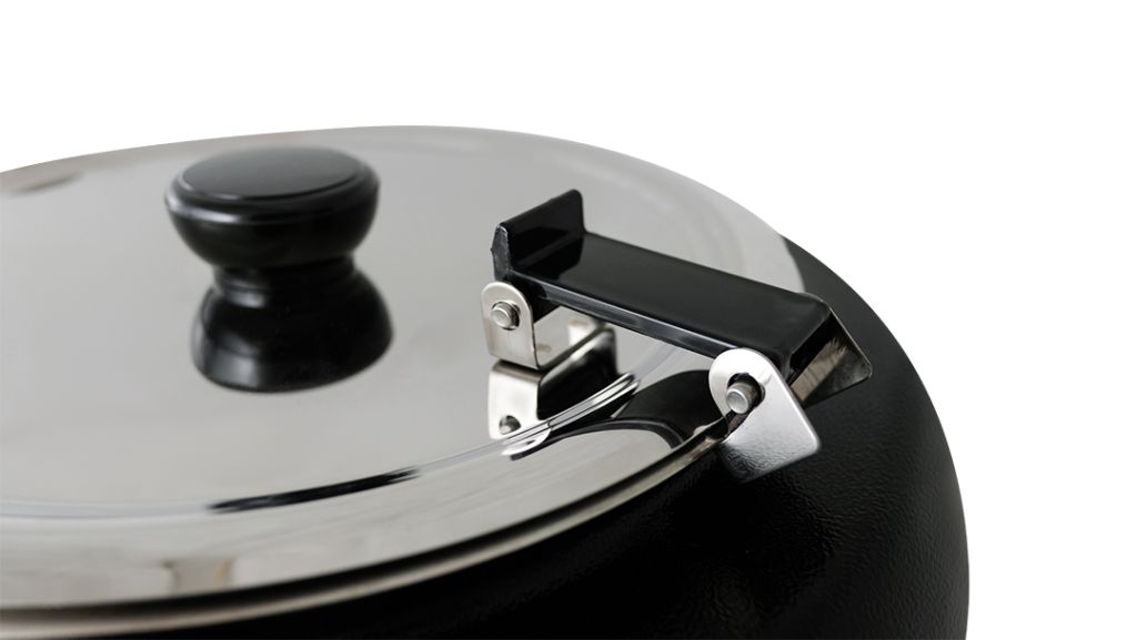 Soupière en inox - 10L - Noire