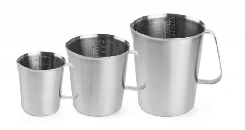 Messbecher Edelstahl 1 Liter | Ø120x(h)135mm