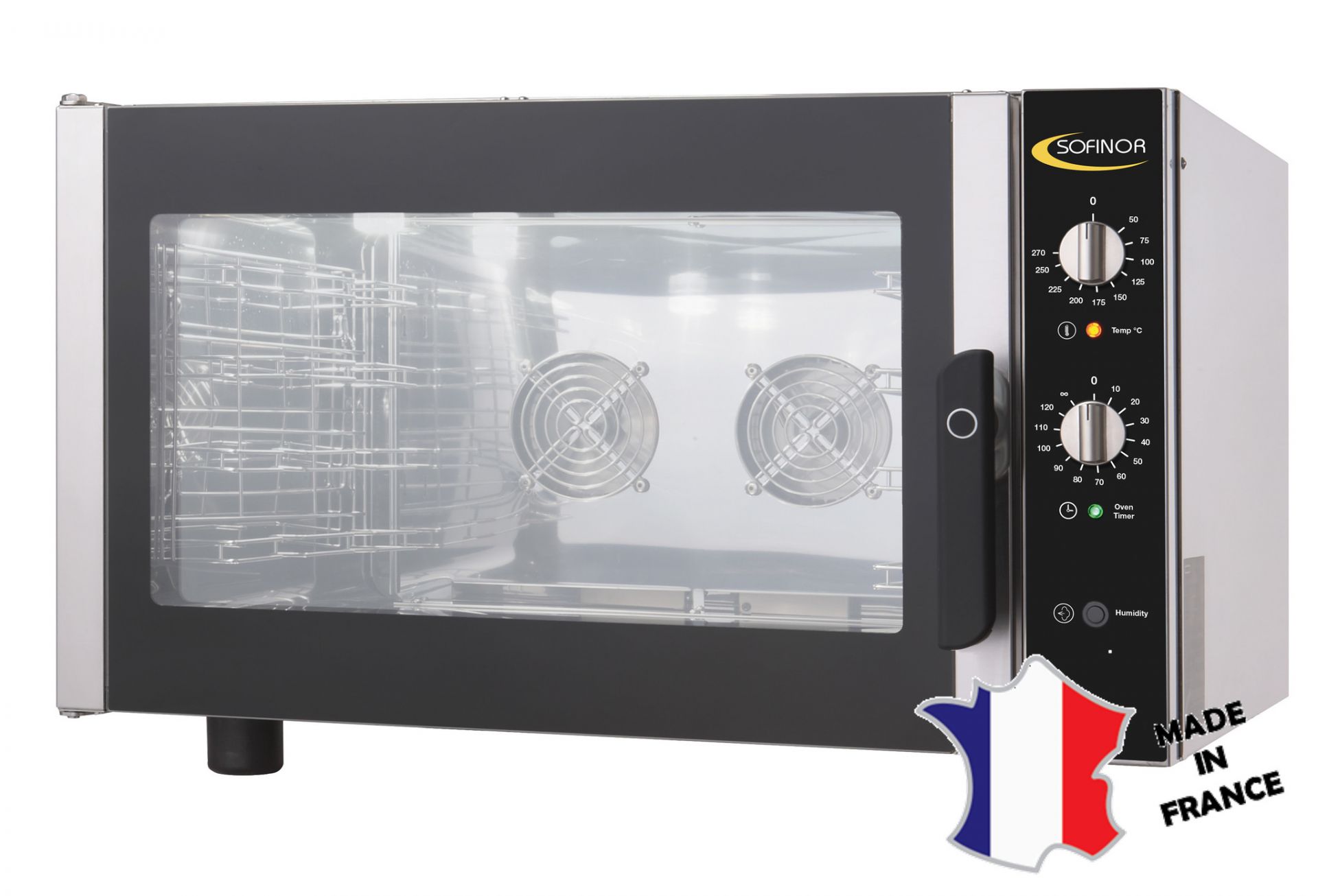 Four électrique GN1/1 400V | 4 niveaux | humid. | 860(l)x750x560mm