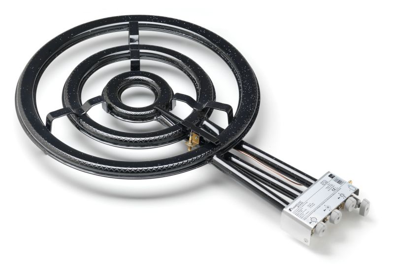 Paella Brander | TT-600 | Tafel model | Aardgas | 3 Vlammen | 29,9 kW